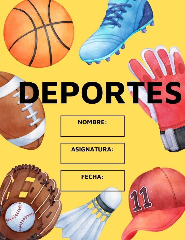 Portadas de Deportes [2024] ️ Descarga 100% Gratuita