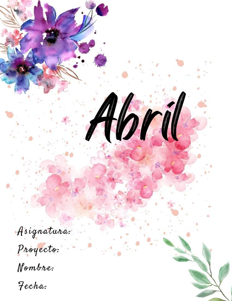 Portadas de Abril [2024] ️ Descarga 100% Gratuita