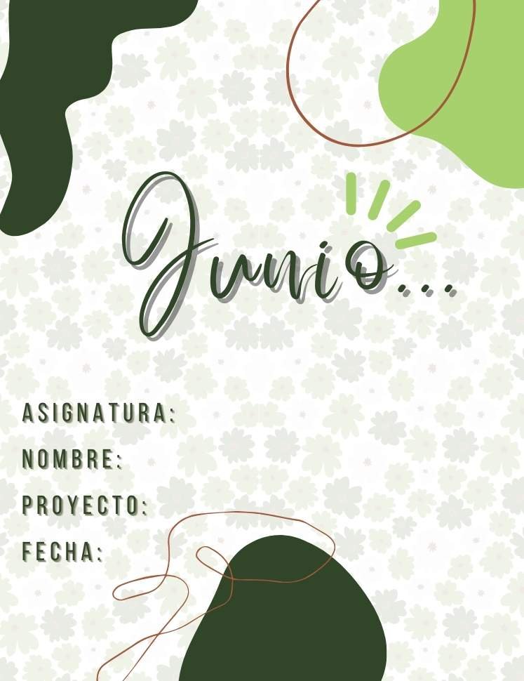 Portadas de Junio [2025] ️ Descarga 100% Gratuita