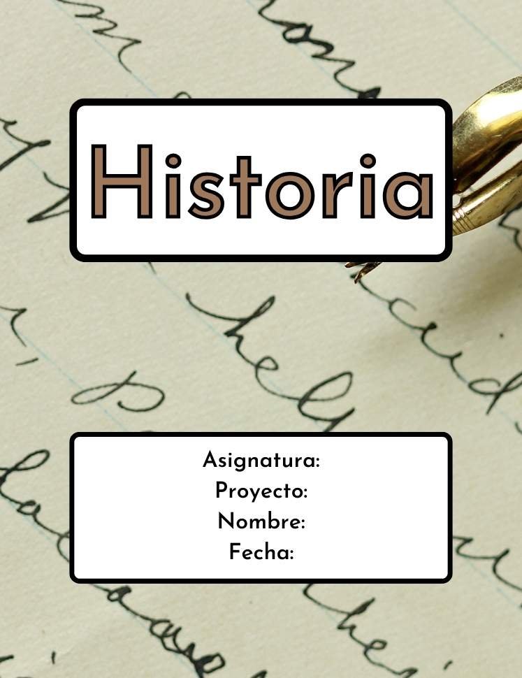 Portadas de Historia [2025] ️ Descarga 100% Gratuita